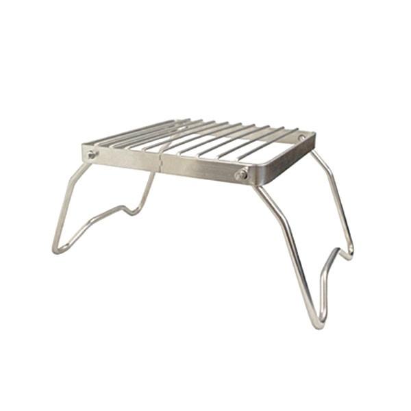 シングルバーナーに使用する折りたたみ式のゴトクです。安定しているので、大きな鍋でも安心です。【使用時サイズ】幅約255×高さ約120×奥行約255mm【収納時サイズ】幅約160×高さ約30×奥行約175mm【重量】約470g【耐荷重】30k...