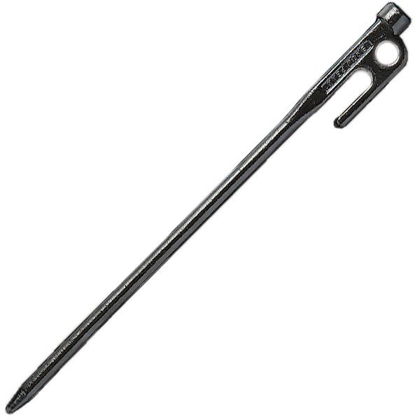 ソリッドステークは、ヘッドが地面に食い込むとフックも地面に刺さるので、ステークの回転を阻止しロープなどの抜けも防ぐようにデザインされています。ヘッドのホールはペグ抜きを容易にし、ロープで束ねるときも便利です。また、ソリッドステークには地面か...