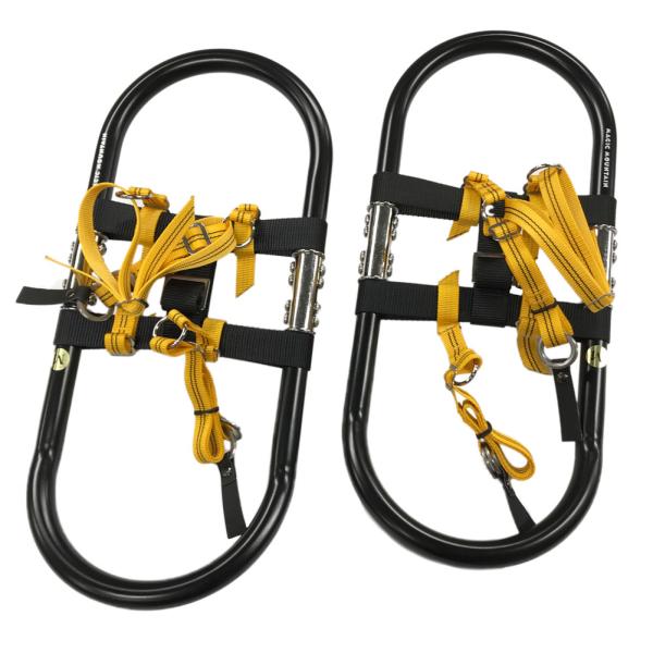 フレーム前方を上方へカーブさせることでストレートのフレームに比べ足の運びが改善される。ナイロンウェビングテープのデッキベルト。着脱の簡単なEVOベルト締めシステム。【カラー】ブラック【サイズ】M(全長:42cm、幅:19cm)L(全長:45...