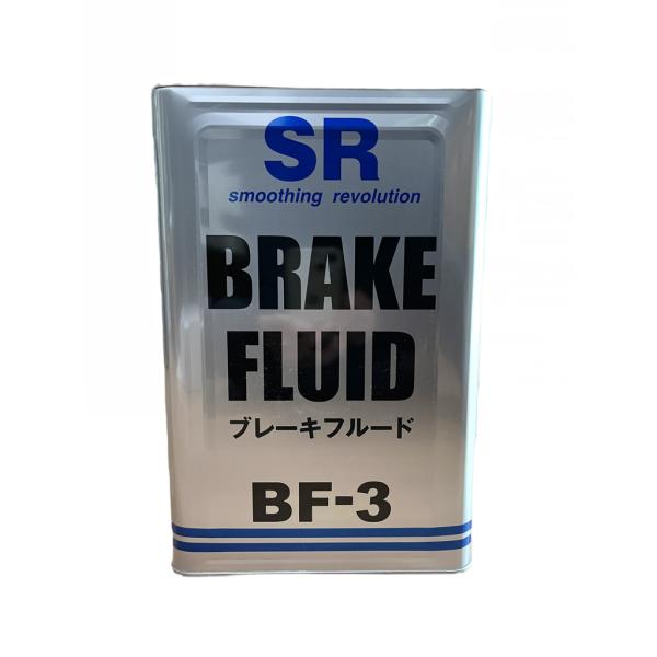 ●SR　ブレーキフルード　DOT3（BF3）　18L■名称　　　自動車非鉱油系ブレーキ液■用途　　　自動車用ブレーキ装置及びクラッチ装置用■種類　　　3種■ウェット沸点　140℃以上■容量　　　18L■成分・含有量　グリコールエーテル類（6...