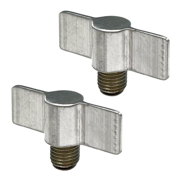 安心・安全のアルマックス製！軽量で扱いやすく、強度のあるアルミ・ステンレス製の蝶ボルトです。蝶々の羽のような独特の頭部形状を持ち、工具を使わずに手での締め付けが容易です。特に、パイプの調節や稼動部、躯体部分といった強度を要求される箇所に最適...