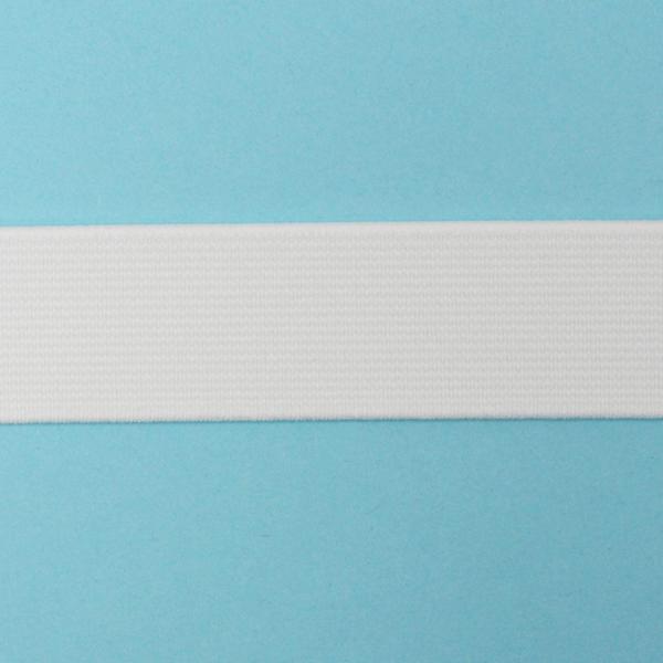 ☆平ゴム（オペロンゴム）☆ハンドメイド（手作り、手芸）などにいかがでしょうか。サイズ 約35ｍｍ入数 約1ｍカラー 白素材 ポリエステル65％ポリウレタン35％