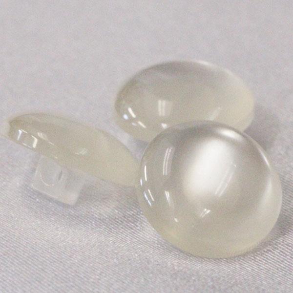 ☆プラスチックスタンダードボタン☆PlasticStandardButtonツヤがあり光沢がきれいなキノコ型の足付きのボタンハンドメイド（手作り、手芸、釦の付け替え）などにいかがでしょうか。サイズ 10ｍｍ入数 10個カラー ホワイト 白 ...