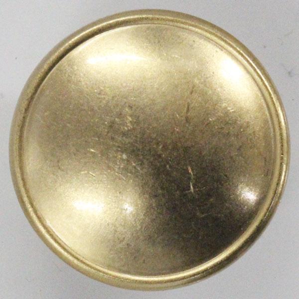 ☆メタルボタン☆MetalButtonハンドメイド（手作り、手芸、釦の付け替え）などにいかがでしょうか。サイズ 23mm入数 1個カラー KG（ゴールド）(ゴールド系)釦穴形状 裏足付素材 MB真鍮日本製（加工地 群馬県）ボタンの寸法表示に...