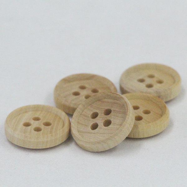 ☆木（ウッド）ボタン☆WoodButtonハンドメイド（手作り、手芸、釦の付け替え）などにいかがでしょうか。サイズ 10ｍｍ(約10mmx3mm)入数 10個カラー 茶(ブラウン系)（柄の個体差があります）釦穴形状 表四つ穴素材 天然木（ツ...