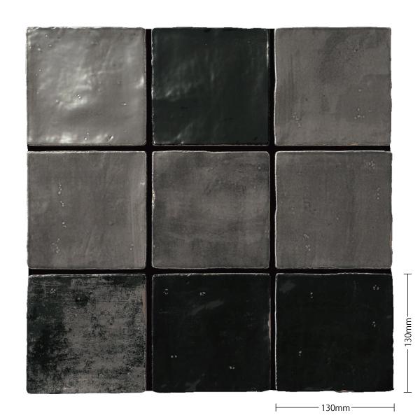 モロッコの伝統的なゼリージュ・タイルをモチーフにしています。明るい色調のベース色にボタニカル柄と六角形のバリエーションを加え、現代的な空間を提案するシリーズ。壁タイルで130mm角の大きさは、ヨーロッパでは手づくりタイルとして古くから親しま...