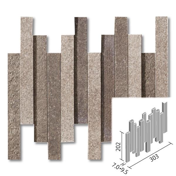 自然と心地いい湿度に調湿、気になるにおいをすっきり脱臭、住まいの有害物質を低減、さらにお手入れも簡単に。これからの壁材は、水拭きできる“調湿壁”エコカラットプラスへ。日本の建築に古くから用いられてきた「縦格子」をモチーフとしたデザインです。...