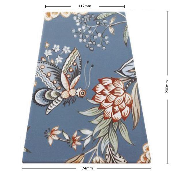 インド更紗を意味する「チンツ」は、8色+柄8種の展開。スカート状台形の連続によって、幾何学的にもエスニック風にも、意外性をもったさまざまなパターンが演出可能。エキゾチックな世界を広げます。■品番：EVC-Z4091-8M■実寸法：約200×...