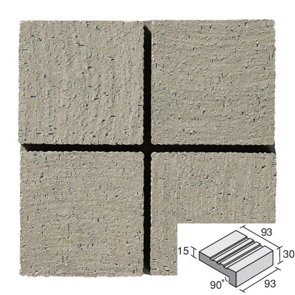 ウェーブ状のコバ、多彩な役物で、円形などのデザイン張りや階段への展開も容易です。■品番：NGC-100KT-18■実寸法：約(93+30)×93mm■厚さ：約15.0mm■あたり枚数：10枚/m■入数：80枚/ケース■特性：耐凍害性■認定：...