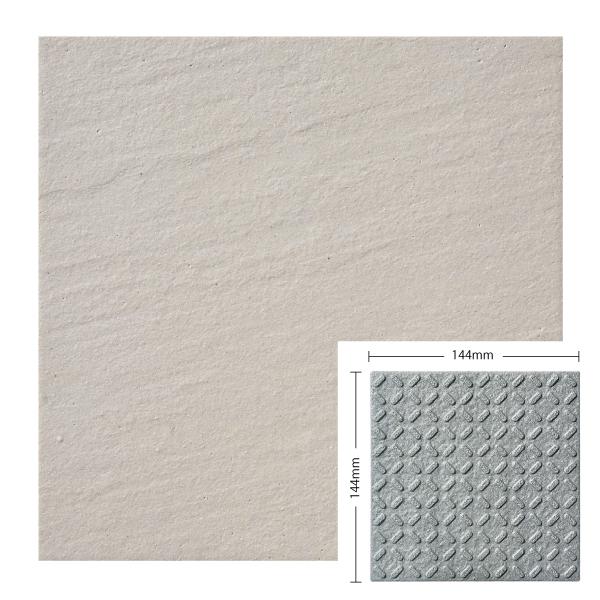 温かみのある人気カラーと豊富な形状を揃えました。コストパフォーマンスも魅力です。■品番：OCC-157-52■実寸法：約144×144mm■厚さ：約8.5+1mm■あたり枚数：45枚/平米■入数：50枚/ケース■特性：耐凍害性■認定：グリー...