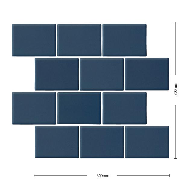 焼き物らしさを大切にした落ち着いた色に100×75mmというユニークな形状、角の丸みが特徴。日本製らしい繊細なデザインタイルです。■品番：PUR-R-5■目地共寸法：約300×300mm■実寸法：約97×72mm■厚さ：約7.0mm■あたり...