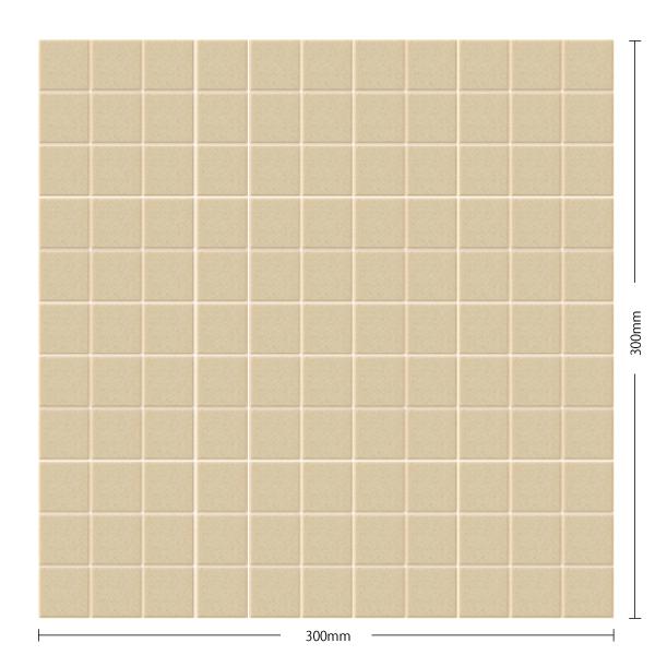 六角形と正方形、幾何学パターンが生み出す軽やかな空気感。パターン展開でデザインの幅が広がる無釉モザイクタイルです。■品番：SOR-25-251■目地共寸法：約300×300mm■実寸法：約24.5×24.5mm■厚さ：6.0mm■あたり枚数...