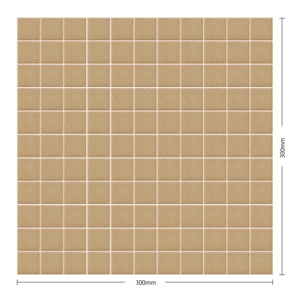 六角形と正方形、幾何学パターンが生み出す軽やかな空気感。パターン展開でデザインの幅が広がる無釉モザイクタイルです。■品番：SOR-25-252■目地共寸法：約300×300mm■実寸法：約24.5×24.5mm■厚さ：6.0mm■あたり枚数...