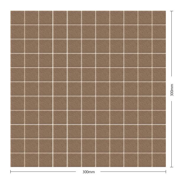六角形と正方形、幾何学パターンが生み出す軽やかな空気感。パターン展開でデザインの幅が広がる無釉モザイクタイルです。■品番：SOR-25-253■目地共寸法：約300×300mm■実寸法：約24.5×24.5mm■厚さ：6.0mm■あたり枚数...