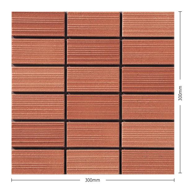 モノトーンからナチュラルカラーまで、細かいスクラッチ面状でモダンな雰囲気の壁面に仕上げます。■品番：THS-207■目地共寸法：約300×300mm■実寸法：約95×45mm■厚さ：約7.5mm■あたり枚数：11.5シート/平米■入数：22...