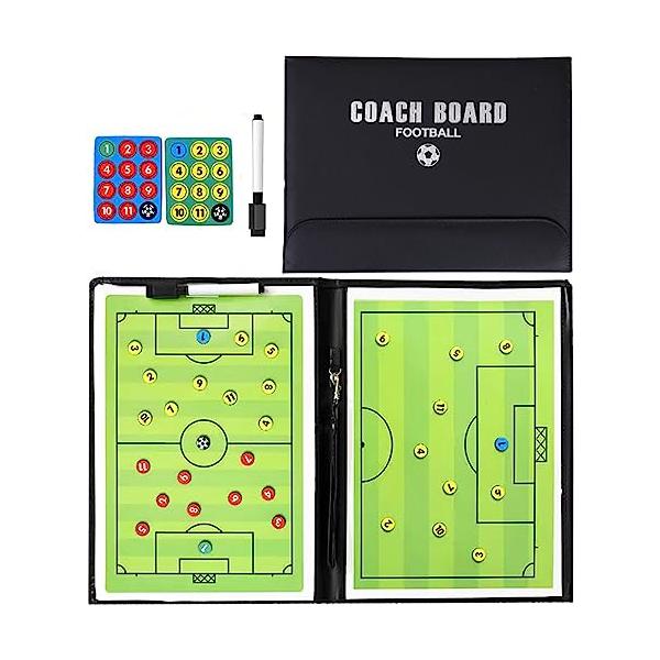 サッカー 作戦ボード【選手への指導に役立つ】試合や練習などスポーツのミーティング時、指導者が意図している内容が選手へ上手く伝わらないといった経験を解消してくれる便利なタクティカルボードです。コーチの考えや選手の動きなど、試合戦略などを分かり...