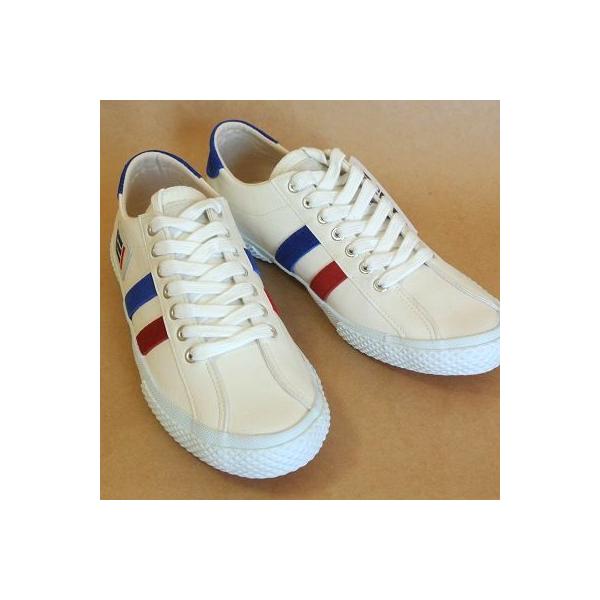 型　番 ： 42002状　態 ： 新品箱付き素　材 ： 本革　（アウトソールは合成ゴム）カラー ： 白/赤/青サイズ ： EU37≒23.5〜24cmその他 ： 梱包サイズ80　原産国中国