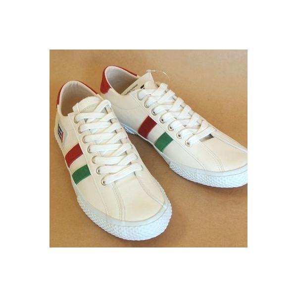 型　番 ： 42002状　態 ： 新品箱付き素　材 ： 本革　（アウトソールは合成ゴム）カラー ： 白/赤/緑サイズ ： EU37≒23.5〜24cmその他 ： 梱包サイズ80　原産国中国