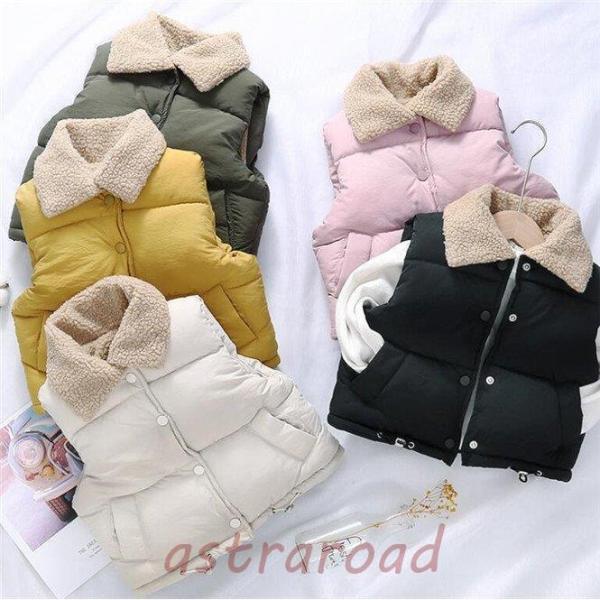 【発売日：2024年09月03日】ベスト 子ども 子供服 中綿ベスト 男の子 女の子 ダウンベスト アウター 秋 冬 ジュニア 防寒　◆表地：ポリエステル　 詰物：中綿◆サイズ：ワンサイズ上をおすすめします。　100：着丈42cm　バスト6...