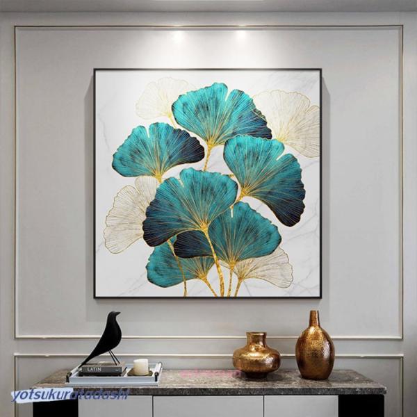 絵画 インテリア 絵 ファブリック 植物 ナチュラルライン　40×40cm 正方形　壁掛け 額入り画　額付き アートパネル リビング プレゼント 飾る絵画 インテリア 絵　アートフレーム　植物 ナチュラルライン　40×40cm 正方形　現代...