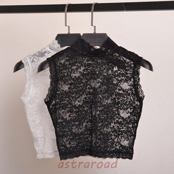 【発売日：2024年08月20日】素材：ポリエステル100%カラー：ブラック/ホワイトサイズ：ワンサイズ（L）着丈:約35cm 肩幅:約32cm 身幅:約38cm 胸囲:約76-98cm裏地：なし伸縮性：あり透け感：あり※デザイン上透け感が...