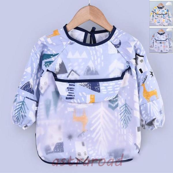 【発売日：2024年10月10日】【品名】：子供食事用エプロン【素材】: コットン 【カラー】：全6色【サイズ】: 100-120【生産地】：中国赤ちゃん 食事用エプロン お食事エプロン お食事 エプロン 男の子 女の子 アウトレット お食...