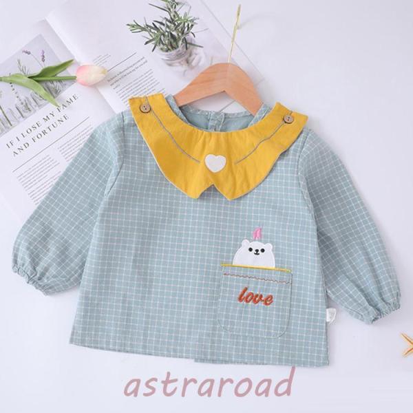 【発売日：2024年10月10日】【品名】：子供食事用エプロン【素材】: コットン 【カラー】：全7色【サイズ】: 80-100【生産地】：中国赤ちゃん 食事用エプロン お食事エプロン お食事 エプロン 男の子 女の子 アウトレット お食事...