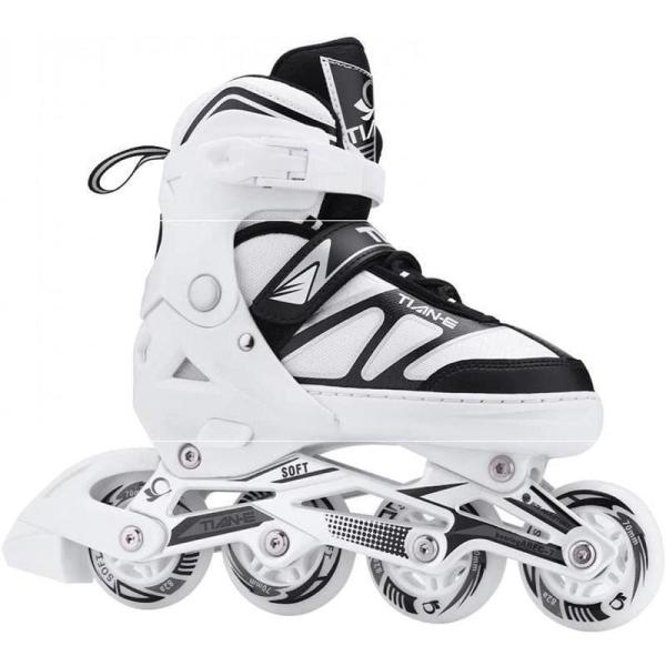 【素材構成】裏地：スポンジ　支え：アルミニウム合金 ブラケット：統合されたPUブラケットは靴本体としっかりと接続されており、優れた支持力と変形がありません。ワンタッチでサイズ調整可能： S(200-220mm)、 M(220-235mm)、...