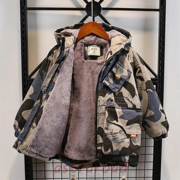 【発売日：2024年09月30日】■ 品名：キッズ中綿コート■ 表地：ポリエステル ■ 裏地：ポリエステル ■ 充填物：綿■ カラー：全2色■ サイズ：110-150■ フード：取り外し不可ダウンコート キッズ ダウン 子供 ダウンコート ...