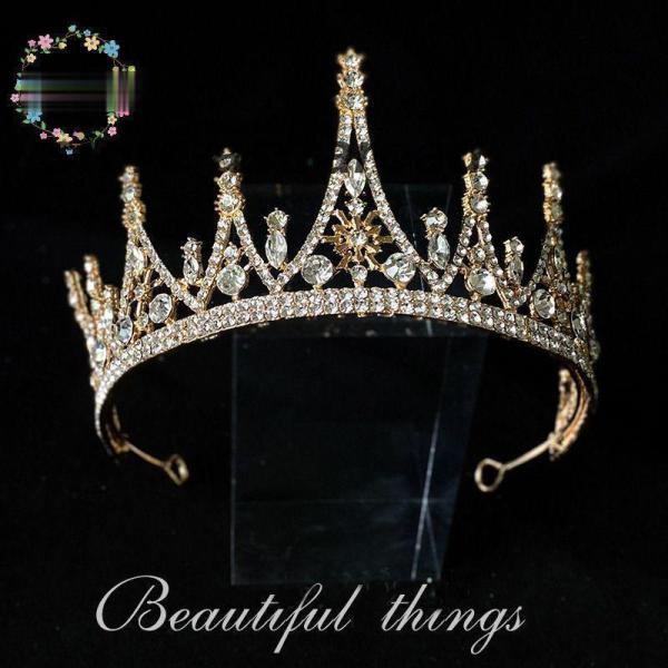 キーワード：花嫁 結婚式 二次会 ティアラ カチューシャ ヘッドドレス 髪飾り ヘアアクセサリー ウェディング小物 プリンセス 姫系 ジュエリー 安い ウェディング ウエディング ブライダル 発表会 演奏会 コンサート 音楽会 披露宴 パー...