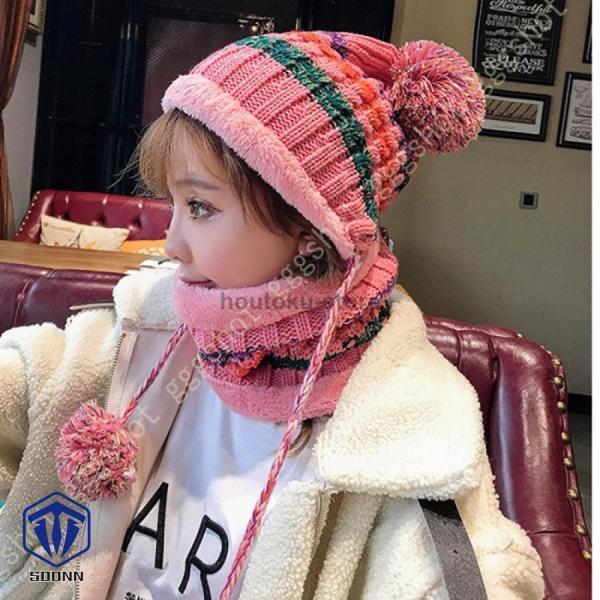 とってもフワフワで肌触りが良く寒い冬のトレンドのマルチカラーケーブル編みニット帽！お洒落女子必須のアイテムです?●商品詳細【サイズ】フリーサイズ【柔軟度】柔らかい【2点セット】（帽子*1＋ネックウォーマー*1）●キーワード秋冬 レディース ...