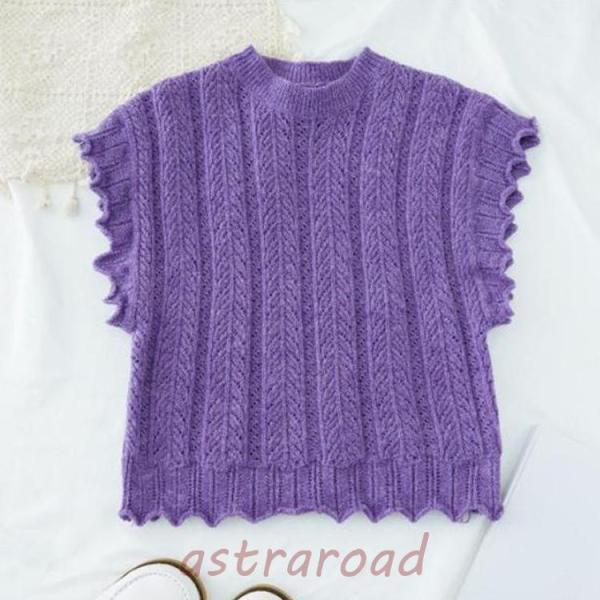 【発売日：2024年09月24日】■ 品名：キッズベスト■ 素材：アクリル■ カラー：パープル■ サイズ：80-140■ 季節：春/秋/冬ニットベスト キッズニットベスト カジュアル 洗える 家庭洗濯OK ウール混 春秋秋冬  前開き Vネ...