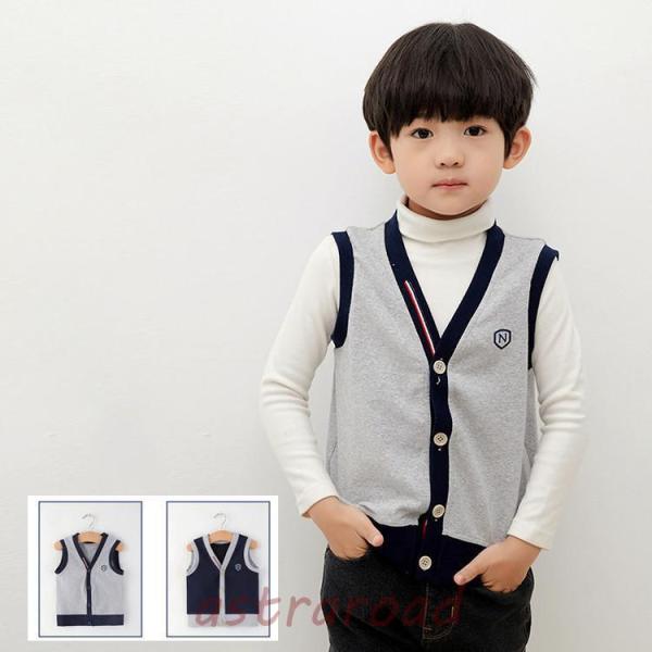 【発売日：2024年09月24日】■ 品名：キッズベスト■ 素材：綿混紡■ スタイル：可愛い/カジュアル■ カラー：全2色■ サイズ：90-150■ 季節：春/秋/冬toothi-storeの検索キーワード：ニットベスト キッズニットベスト...