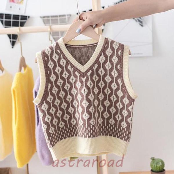 【発売日：2024年09月24日】■ 品名：キッズベスト■ 素材：ニット■ カラー：全3色■ サイズ：110-150ニットベスト キッズニットベスト カジュアル 洗える 家庭洗濯OK ウール混 春秋秋冬  前開き Vネック ニット ベスト ...