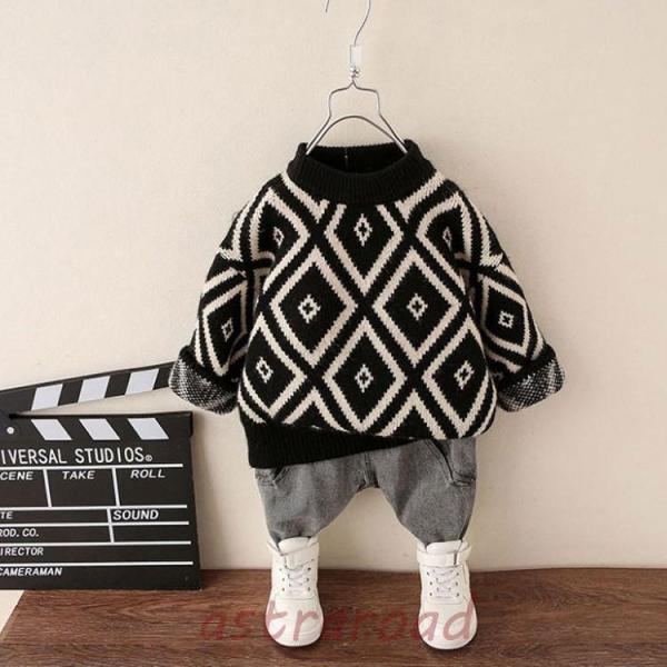 【発売日：2024年09月24日】■ 品名：キッズセーター■ 素材：コットン■ カラー：全1色■ サイズ：90-140■ 季節：秋/冬子供服　ニットカーディガン ショート丈　キッズ  秋冬　裏起毛 コート アウター ゆるシルエット Vネック...