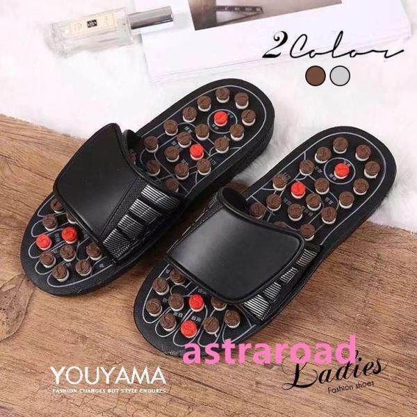 商品名健康サンダル 健康スリッパ ツボ押し 足ツボマッサージ 男女兼用 ルームシューズ ギフト 敬老の日 贈り物 来客用 血行 足つぼスリッパ 指圧  実寸:サイズ36(日本サイズ：23cm)サイズ37(日本サイズ：23.5cm)サイズ38...