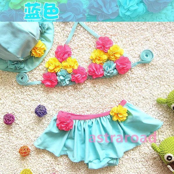 カラー:ブルー/ピンクサイズ:XS-XXL素材：ポリエステル80％ ポリウレタン20％ 柔らかく、伸縮性も良い生地ので、肌触りバッチリ、通気性に優れ、乾きやすいです。6サイズからをお選べ、ベビーからキッズまでの小さな女の子におすすめのお洒落...