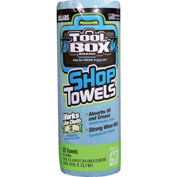 ■商品説明：＜特徴＞吸油性、吸水性に優れており、湿った状態でも高い耐久性を保持します。布のように柔らかい肌触りの一方で、こすれに強く破れにくいです。持ち運びしやすいコンパクトサイズです。青色なので油汚れが目立ちにくいです。材料の約40％にリ...