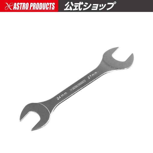 ■商品説明：厚さ3mmの薄型両口スパナです。狭い場所での作業や、ダブルナット、ワイヤー調節などに使用できます。■商品仕様：・サイズ：24×27mm・全長：223mm・重量：114g・幅[24／27mm]：49／55mm・薄さ：3mm・材質：...