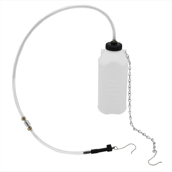 【発売日：2025年08月13日】■商品説明：ブレーキやクラッチのフルード交換、エア抜き作業に欠かせない、レシーバーボトルです。ワンウェイバルブとブリーダーノズルがセットになっており、一人での作業も快適です。タンクの保持はチェーン+フックを...