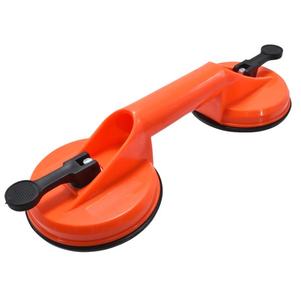 ■商品説明：ガラスや鏡の運搬、脱着作業時の位置合わせなどに使用できる吸盤です。レバー操作だけで、簡単に対象面に吸着できます。自動車のボディにある凹みを、引き上げることにも使用できます。■商品仕様：・本体サイズ：W320×D117×H105m...