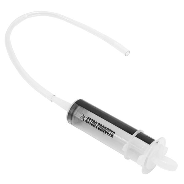 ■商品説明：低粘度のオイルの吸入、注入に使用するシリンジです。2サイクルオイルやブレーキフルードにも使用することができます。付属のホースを使用すれば、口の狭い缶からの吸い上げ等に便利です。プランジャ（押子）にはリングが付いており、片手での作...