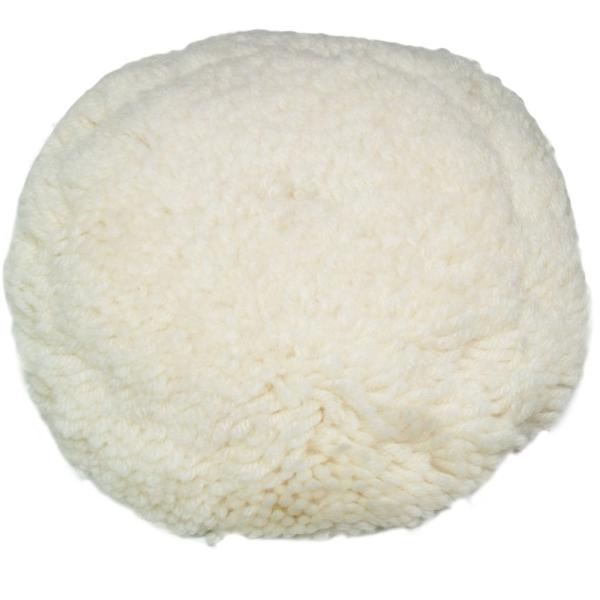 ■商品説明：研磨面の下地処理に使用するウールバフです。脱着が簡単な面ファスナー付きで、パッドの側面を覆うバフなので、研磨面を傷付けにくくなっています。細目や中目のコンパウンドを使用し、肌調整や傷消し作業に使用することができます。中性洗剤で水...