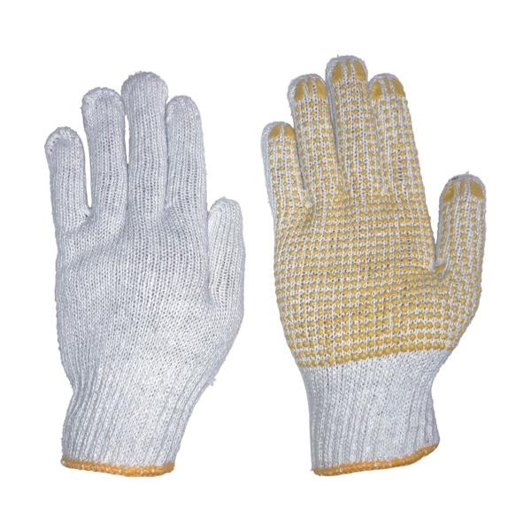 ■商品説明：コストパフォーマンスの高い混紡軍手にスベリ止めがついた、リーズナブルタイプのスベリ止め手袋です。■商品仕様：・サイズ：フリー・ゲージ数：7・質量：70g・材質：本体(ポリエステル、綿、その他)、スベリ止め部 (塩化ビニール)【爆買】