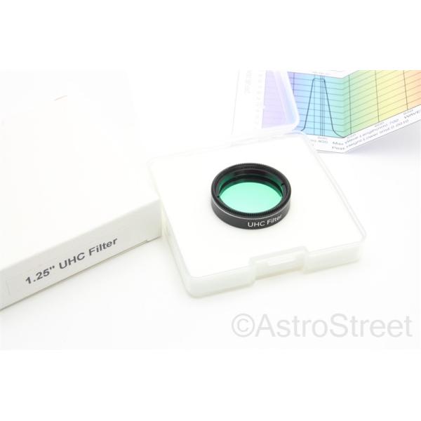 AstroStreet社 UHCフィルター 1.25インチ(31.7mm)フィルター径用<br><br>Zhumell&amp;#44;Orion&amp;#44;Kasai&amp;#44;SkyWatcer等と同...