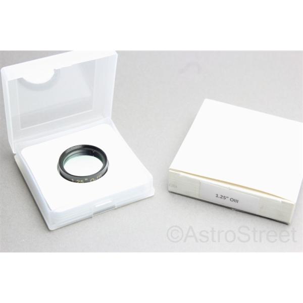 AstroStreet社 OIIIフィルター 1.25インチ(31.7mm)フィルター径用<br><br>特定の帯域の波長のみ透過するフィルターで、ネビュラ(nebula)=星雲フィルターの名前で呼ばれております。&...