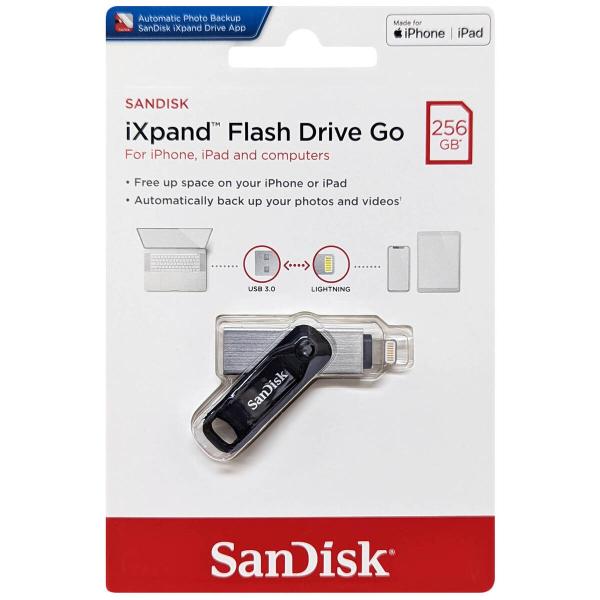 ■容量：256GB■サイズ：53.1 x 11.9 x 12.4mm■USB Type-Aまたは、Lightning接続■当店保証：6ヶ月■海外流通品のため、メーカー保証はございません
