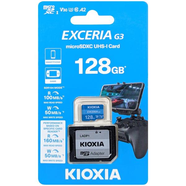 ■容量：128GB■最大読み込み速度：160MB/s■最大書き込み速度：50MB/s■バスインターフェーススピード：UHS-I■UHSスピードクラス：U3■ビデオスピードクラス：V30■アプリケーションパフォーマンスクラス：A2■スピードク...