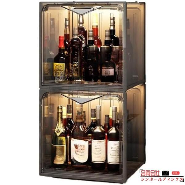 複数のシーンに適用可能：リビングルーム、ダイニングルーム、キッチン、オフィスなどに適したワインキャビネット。ワインの保管だけでなく、アートワークや装飾品をディスプレイすることもできます。大容量設計：複数のワインボトルを収納可能。高さが適度で...