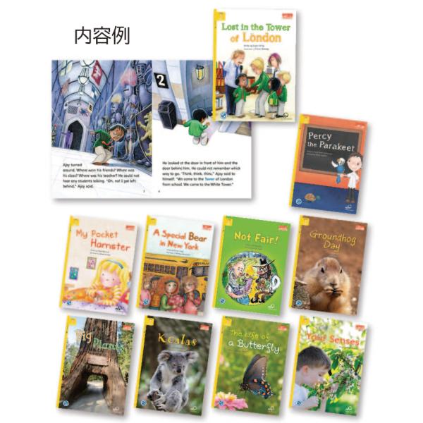 フィクションとノンフィクションが5冊ずつ入ったバランスの良いパック（21×15cm/16-32頁/ソフトカバー/初級〜中級の英語学習者向け）音声および教員用ガイドは出版社ウェブサイトから無料ダウンロード可能です。■商品の装丁、内容およびセッ...
